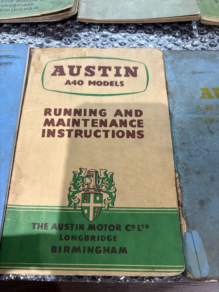 Austin A40 Drivers Handbooks , Maintenance Instructions X8 | eBay UK