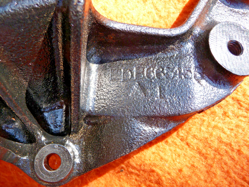 1957 Original Ford FoMoCo Factory Supercharger Mount Bracket & Idler ...