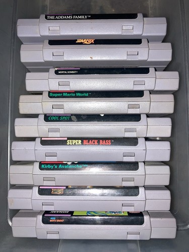 SNES Games. 9 Game Lot of Super Nintendo Games. | eBay