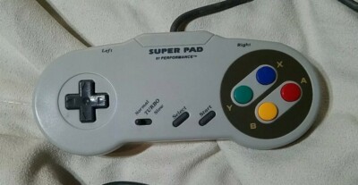 SNES Controller Super Pad by Performance super Nintendo accessory ...