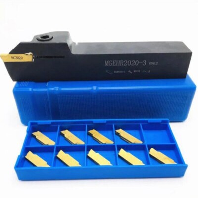 20mm MGEHR2020-3 Lathe Turning Tool grooving cutting holder + MGMN300-M ...