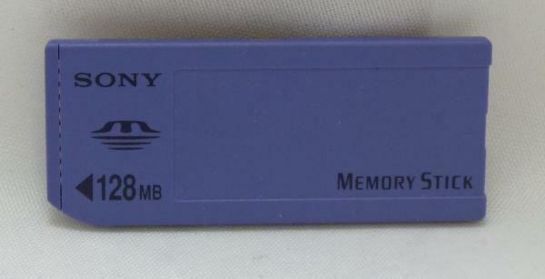Vintage Sony 128MB Memory Stick for HandyCam Mavica CyberShot Cameras ...