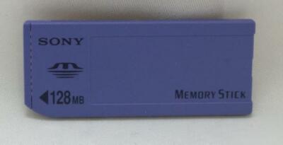 Vintage Sony 128MB Memory Stick for HandyCam Mavica CyberShot Cameras ...