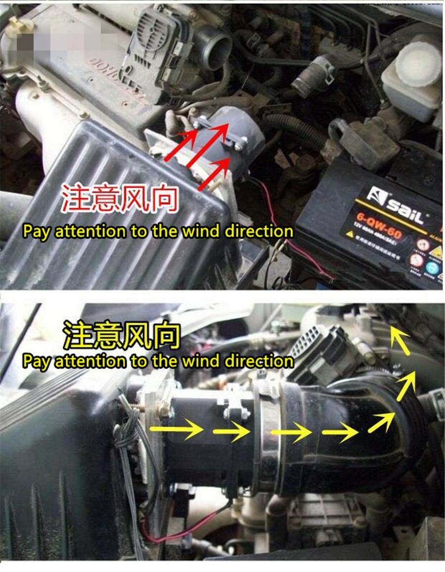 Electric Car Turbo Charger Boost Intake Double Fan SAN ACE60 3.2A w ...