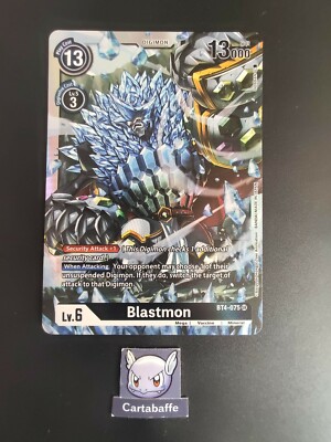 Digimon Card Game Blastmon BT4-075 SR Great Legend | eBay