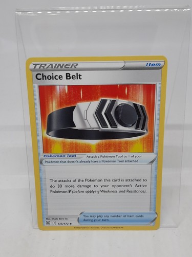 Choice Belt 135/172 Brilliant Stars Uncommon Trainer Item Pokemon Card ...