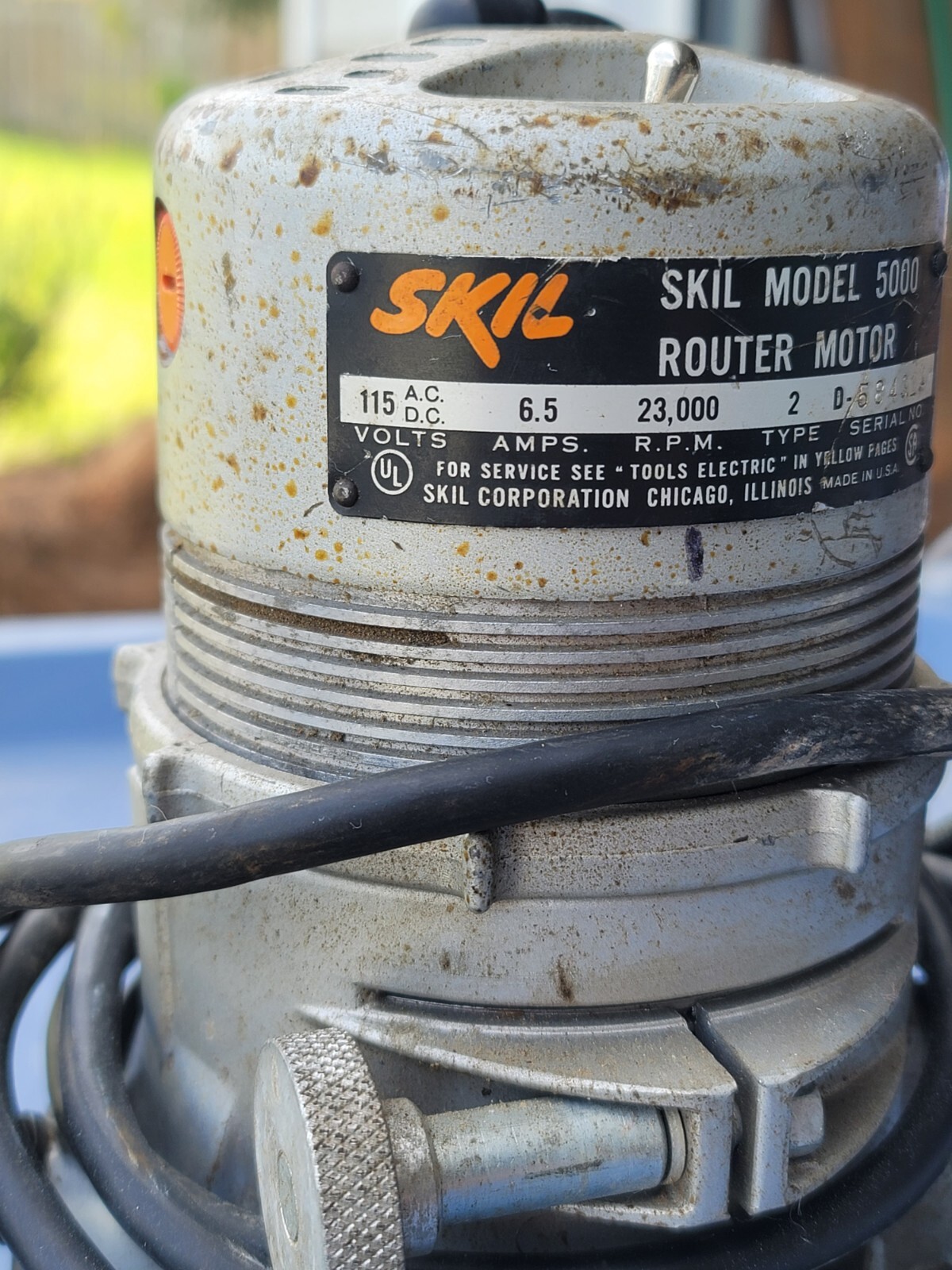 Skil Model 5000 Router Motor For 297 Router Or 296 Plane | eBay