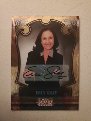 ERIN GRAY 2011 PANINI AMERICANA PRIVATE SIGNINGS AUTOGRAPH #45 24/49 ...