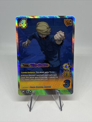My Hero Academia CCG Jet Burn Fiber Web Combo Ultra Rare UniVersus ...