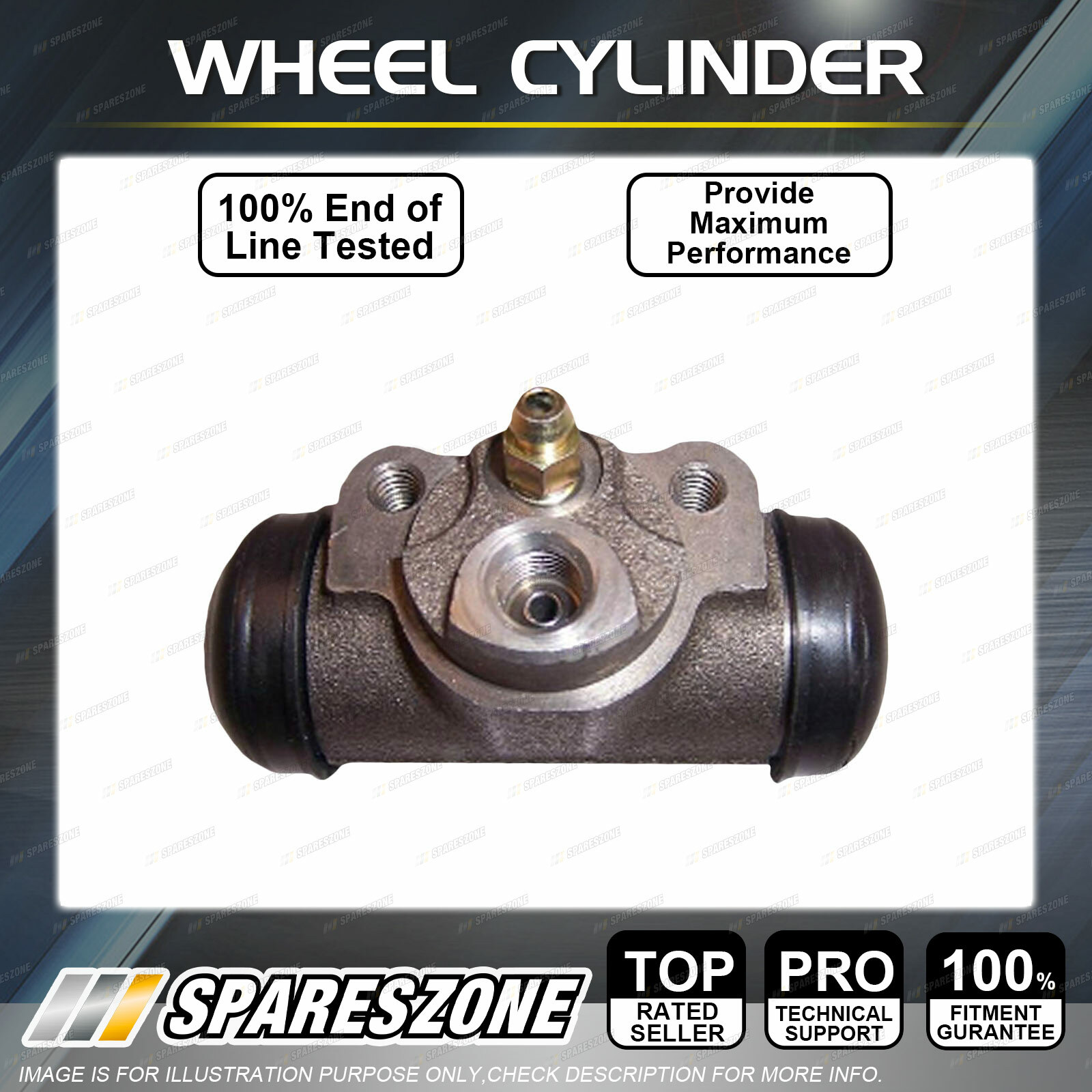 1x Rear Wheel Cylinder RH for Daihatsu Copen 2D Convertible Sirion M100 ...