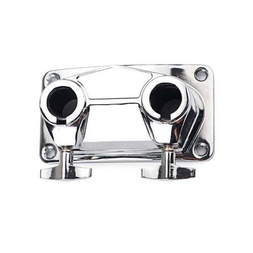 Double Hole Drum Connector Cowbell Mount Bracket Drum Accessory Easy ...