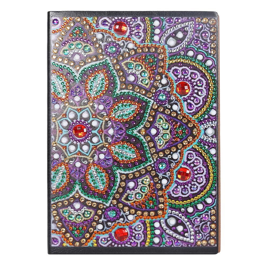DIY Mandala Special Shaped Diamond Painting 50 Pages A5 Notebook School ...