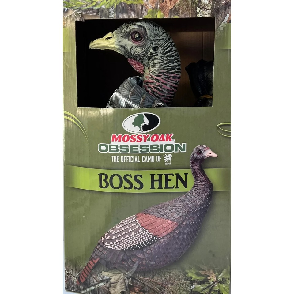 Turkey Hunting Decoy Mossy Oak OBSESSION BOSS HEN nwtf Dominant Posture ...
