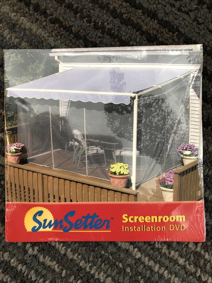 SunSetter Sun Setter Screenroom DVD Brand New Unopened Installation ...