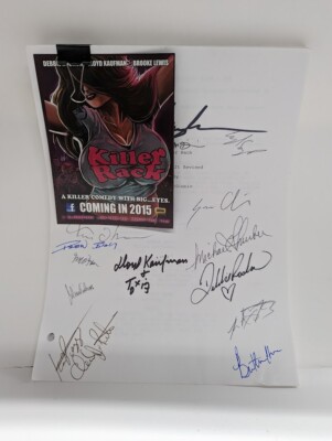 Killer Rack Movie Script Horror Cast Autographed Signed Script 2015 ...