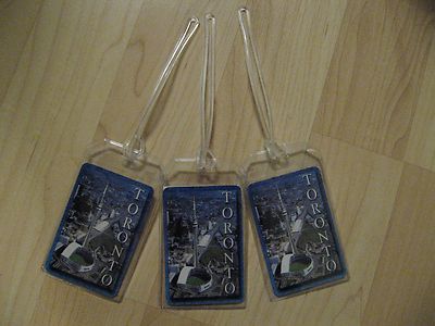 Toronto Canada CN Tower Luggage Tags - Vintage Tour CN Skyline Playing ...