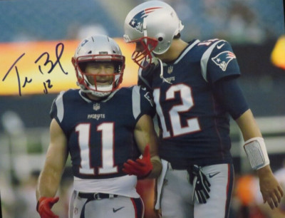 "New England Patriots" Tom Brady Hand Signed 10X8 Color Photo | eBay