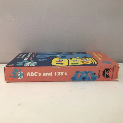 Nick Jr Blue’s Clues ABC’s & 123’s VHS | Grelly USA