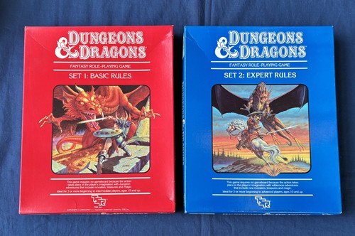 Set 1 & 2: Basic & Expert Rules by Frank Mentzer * Dungeons & Dragons D ...