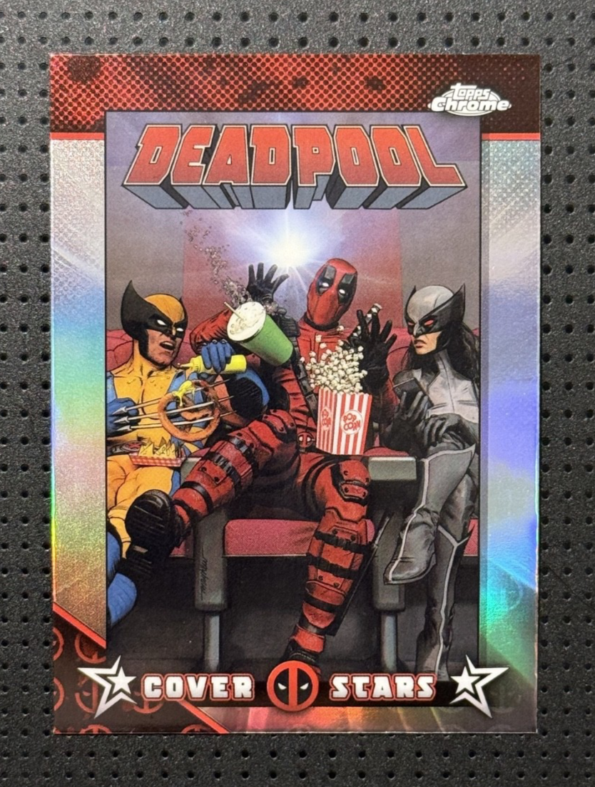 2025 Topps Chrome Deadpool #CS-21 Deadpool #1 Cover Stars Card ...