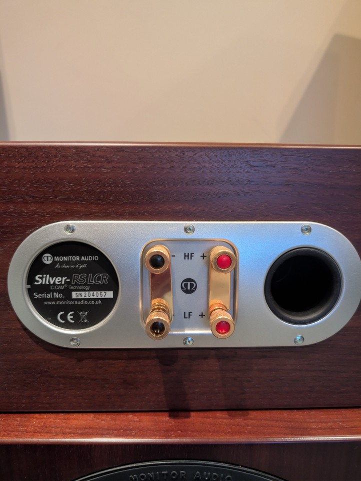 Monitor Audio silver 5.1 surround speakers. RS8, RS W12, RS LCR, RS FX ...