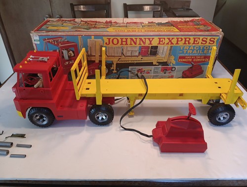 Vintage Topper Toys, Johnny Express, Semi Truck With Trailer And Box ...