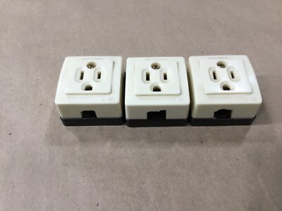 LOT OF 3 NATIONAL WK3001 15A 125V OUTLETS OUTLET #53F57 | eBay