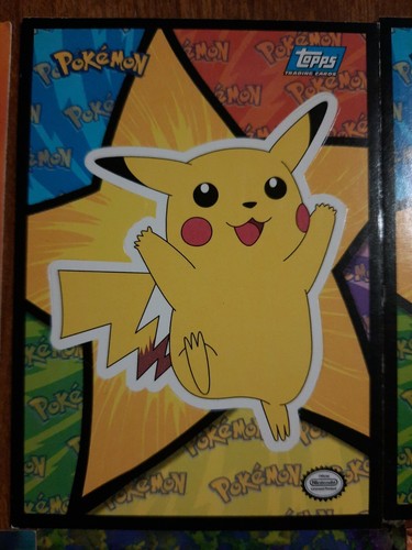 Pokemon TOPPS MOVIE STICKER - PIKACHU | eBay