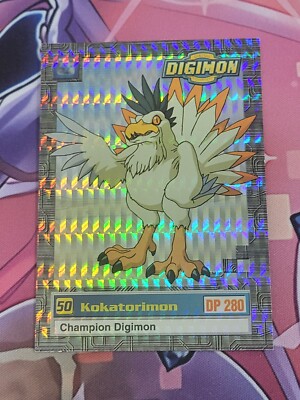 Kokatorimon 50 Digimon 1999 Upper Deck TCG Prism Foil Holo | eBay