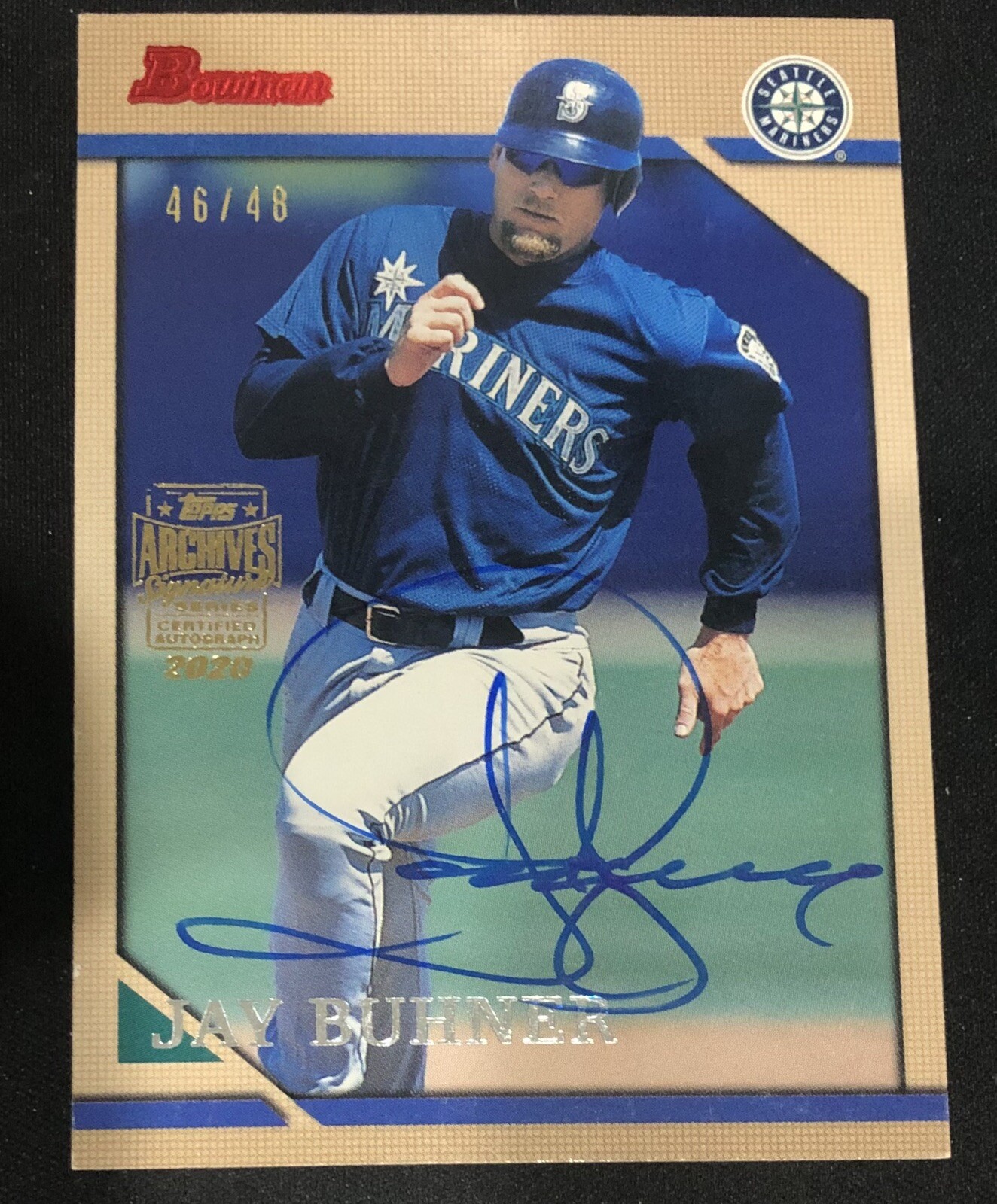 Jay Buhner 2020 Topps Archives Signature Series Auto SP /46 Seattle ...