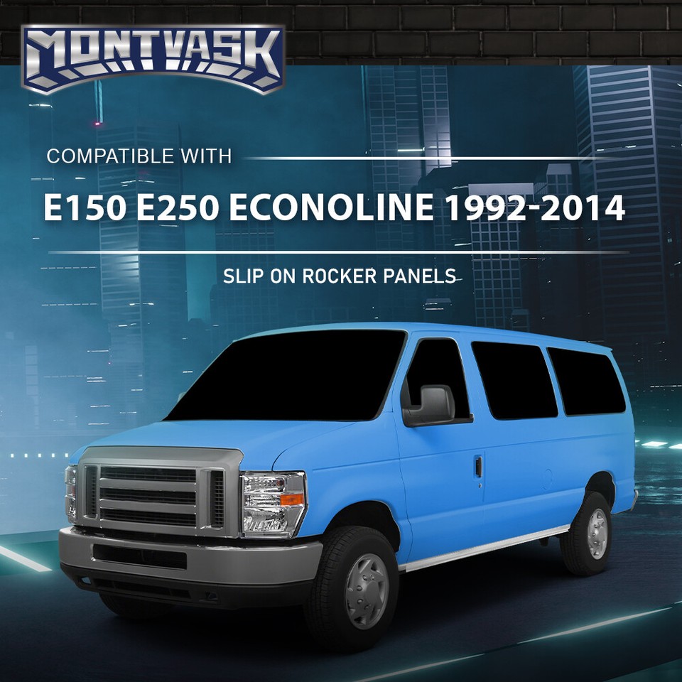 Rocker Panels Fit For 1992-2016 Ford Econoline E150 E250 Slip On Left ...