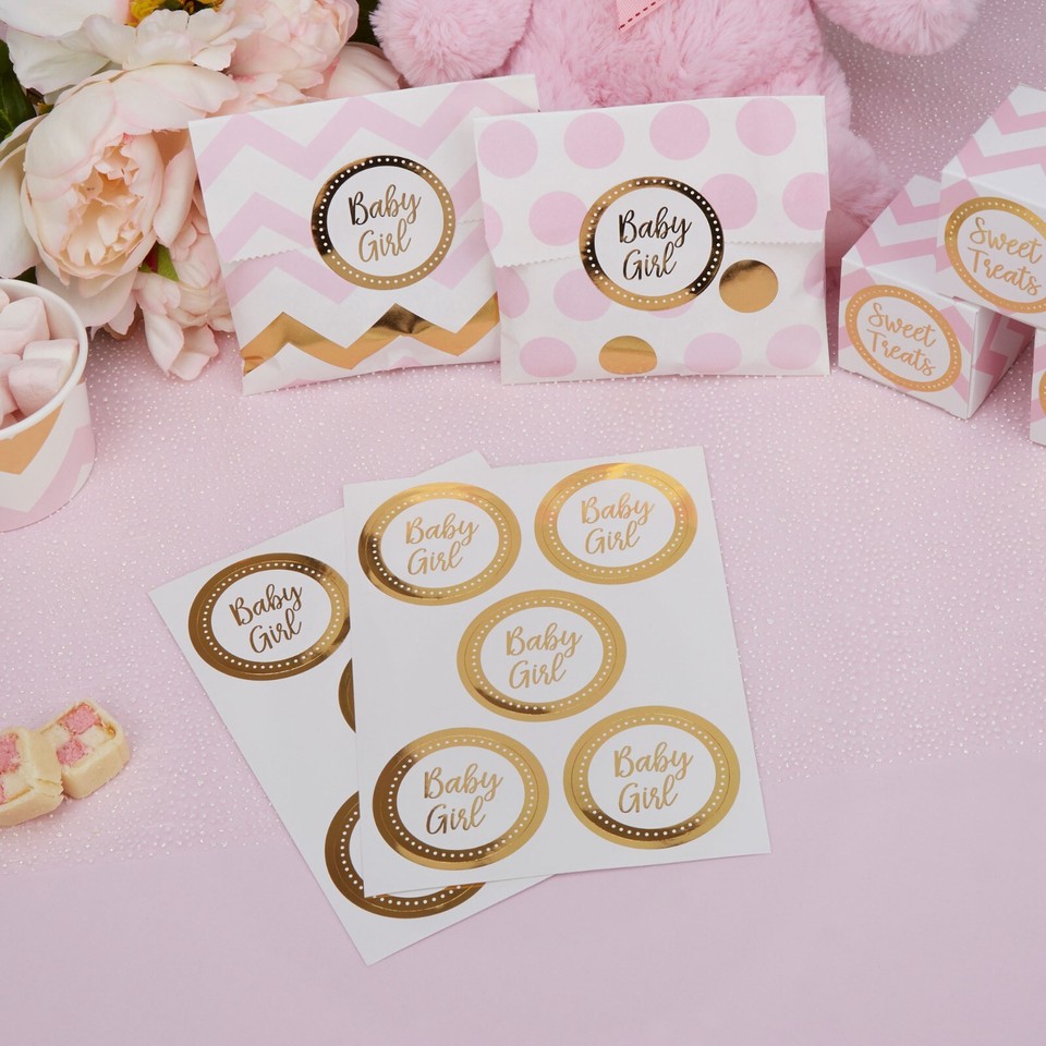 Neviti Baby Mädchen - 25 Sticker Set Neu Baby Shower Taufe Geburtstag ...