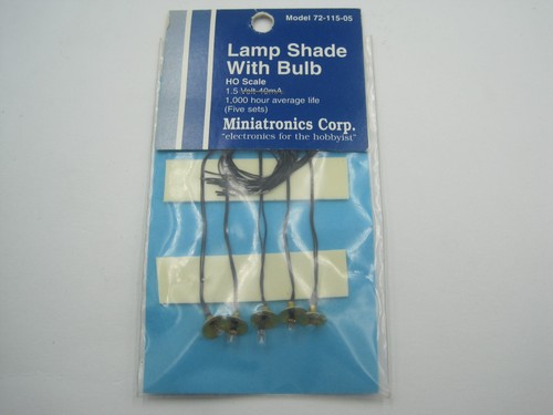 Miniatronics Corp. Part # 475-7211505 Lamp Shade with Bulb - 1.5V 40mA ...