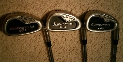 DIAMOND TOUCH GOLF CLUBS G, 6, 9 IRONS PRO-RED SERIES (3 PIECE IRON ...