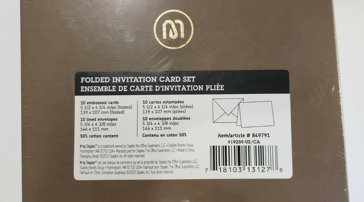 Staples Invitation Paper Woodland Baby Shower Invitation Set