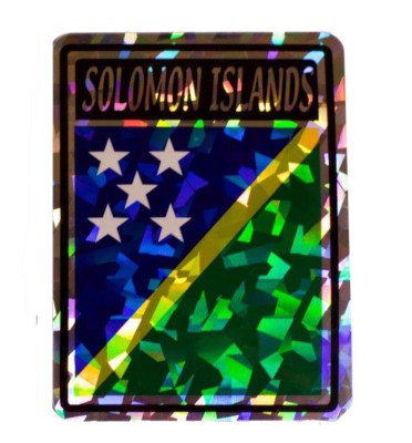 Solomon Islands Country Flag Reflective Decal Bumper Sticker | eBay