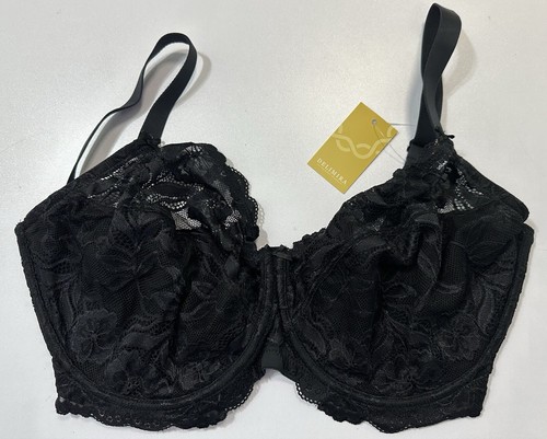 Women’s DELIMIRA Lace Bra Size 36H Black NEW (hh46) | eBay
