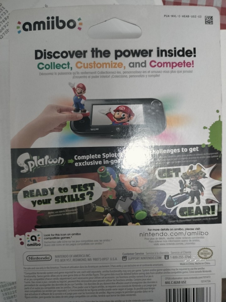 Nintendo Splatoon Blue Inkling Boy amiibo | eBay