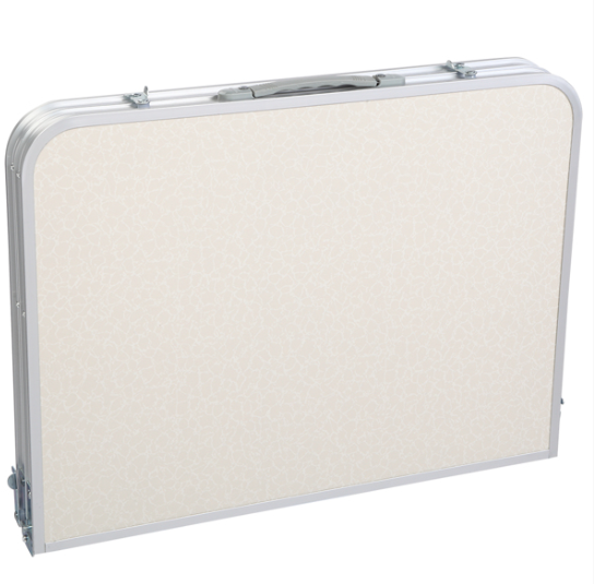 White Table 90 x 60 x 70cm Home Use Aluminum Alloy Folding | eBay