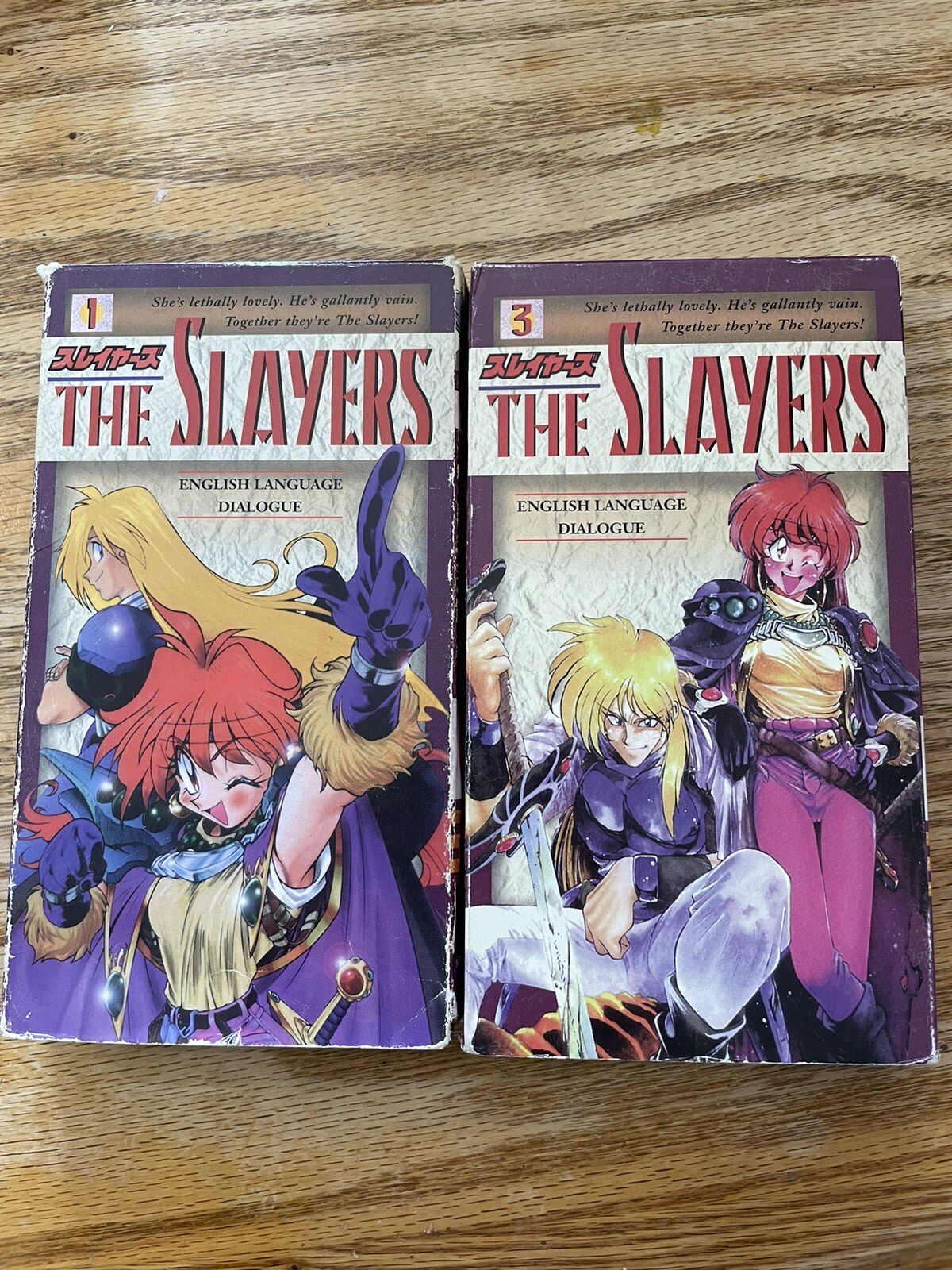 The Slayers VHS Lot Vol. 1 And Vol 3 Dubbed | eBay