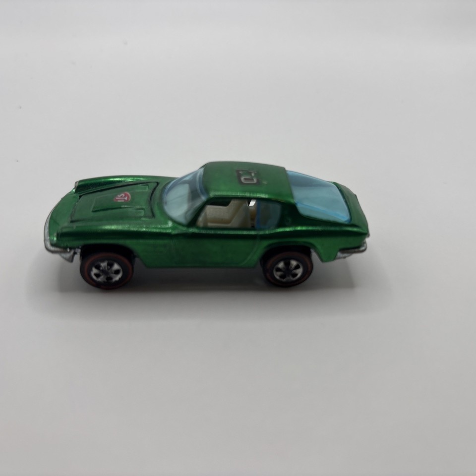 Hot Wheels Maserati Mistral Redline Spectraflame Green White 1969 | eBay