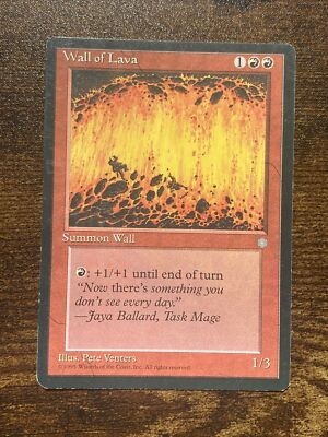 Wall of Lava Ice Age MTG Magic The Gathering L2508* | eBay