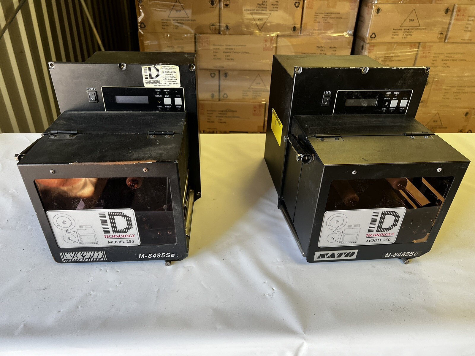 Sato Bar Code Printer M-8485SE for Parts or Repair (2 units) | eBay