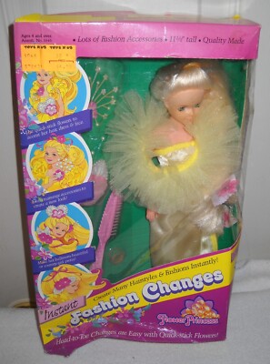 #6244 NRFB Vintage Creata Flower Princess Instant Fashion Changes Doll ...