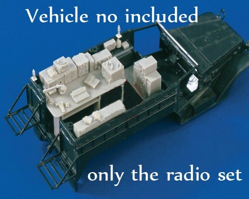 1/35 Resin Vehicle Station Radio Communication Set Unpainted ...