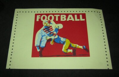Original Colorcraft PRE 1960s FOOTBALL SCREEN PRINT Pinter's TEST PROOF ...