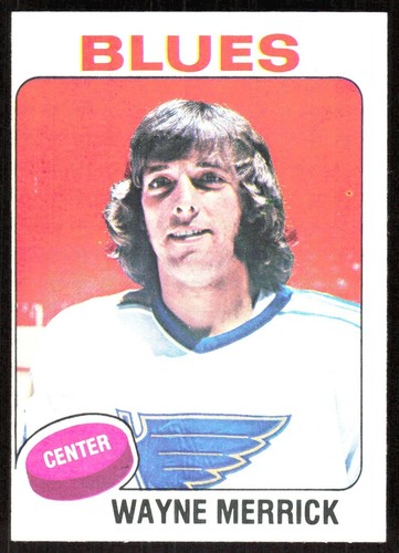 1975-76 8498A Topps Wayne Merrick St. Louis Blues #228 | eBay
