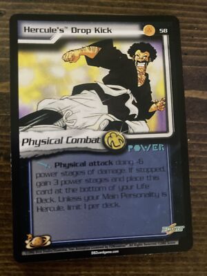 Dragon Ball Z TCG Hercules’ Drop Kick #58 World Games Saga DBZ CCG | eBay