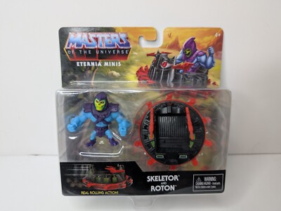 Mattel Masters of the Univers Eternia Minis SKELETOR and ROTON Mini ...
