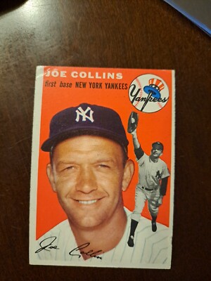 1954 Topps Set-Break # 83 Joe Collins VG-VGEX Corner Crease New York ...